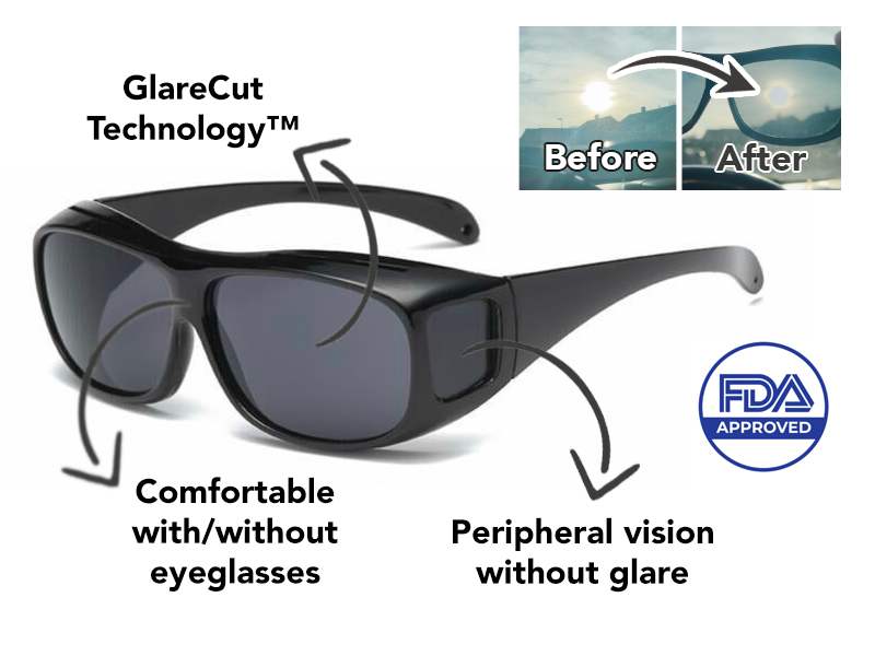 Daytime Driving Glasses | Women's and Men's | SunGlare Glasses ...